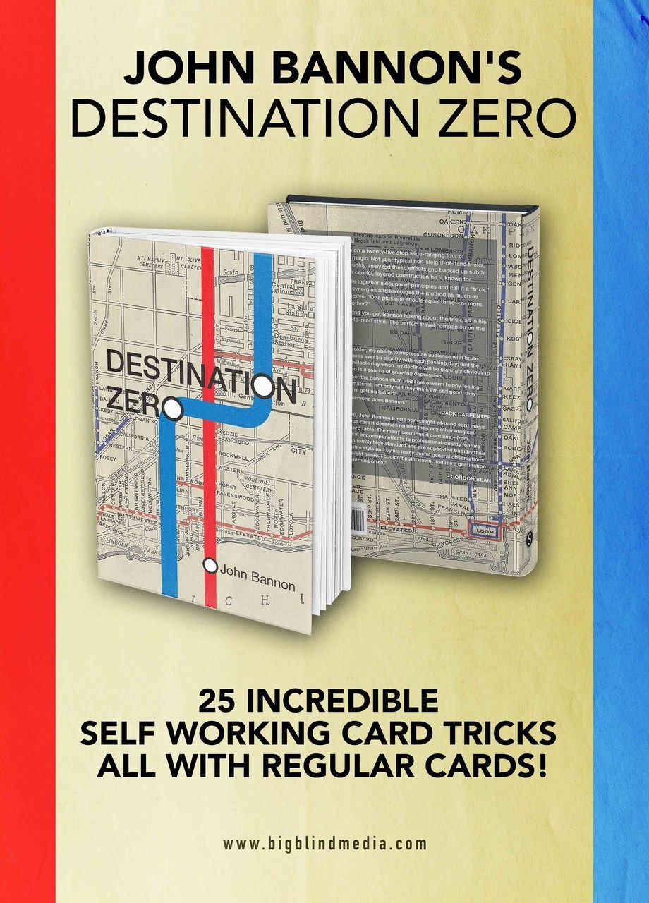 Destination Zero Book by John Bannon - Self Working Card Magic ...